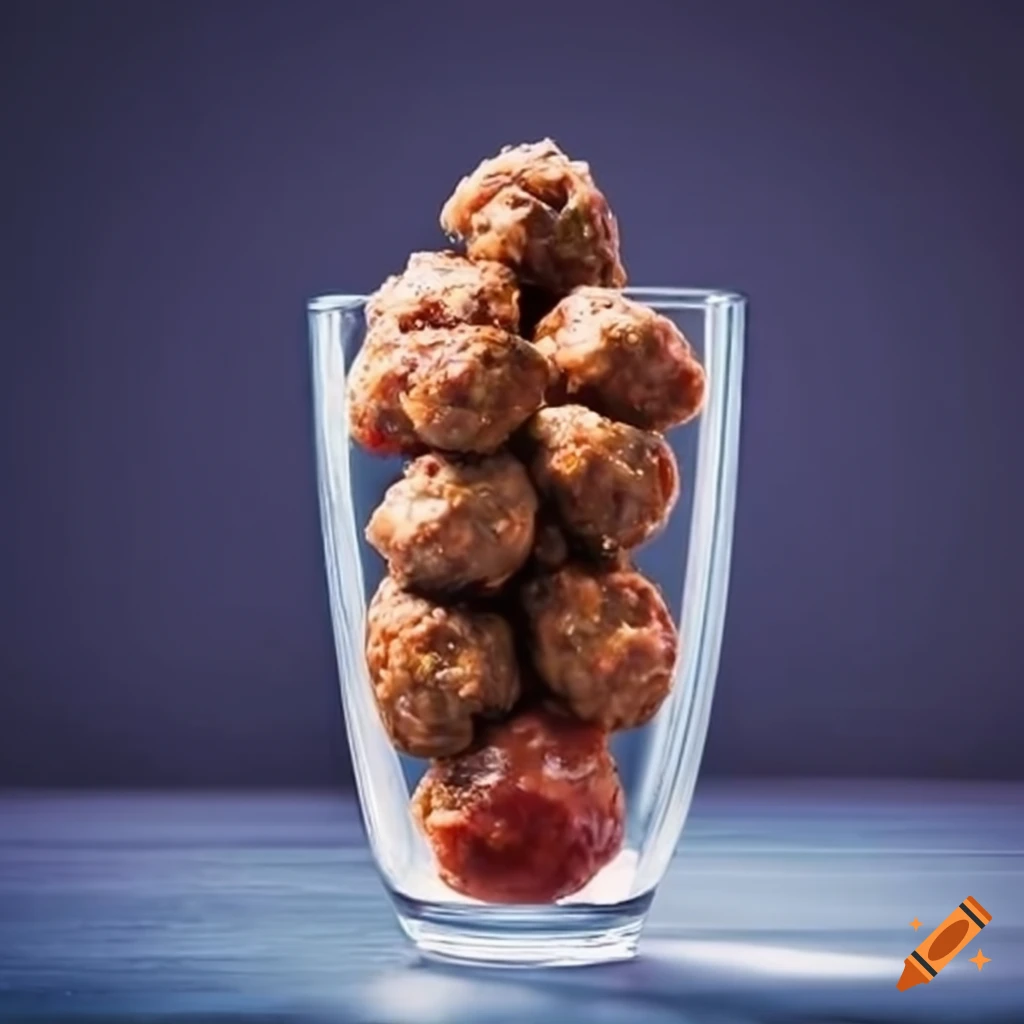 Bowl of tasty meatballs on Craiyon