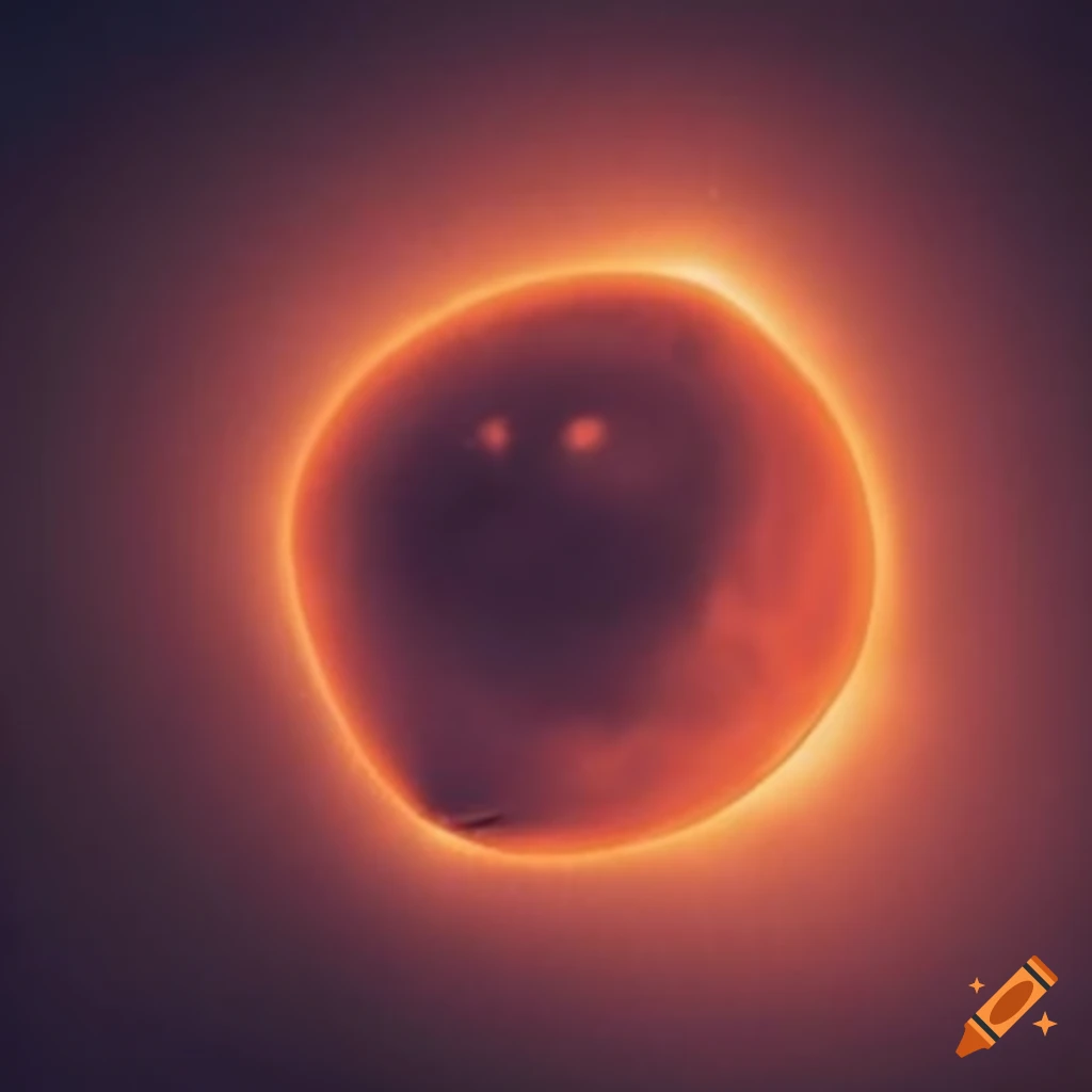 Image of a dying star in space