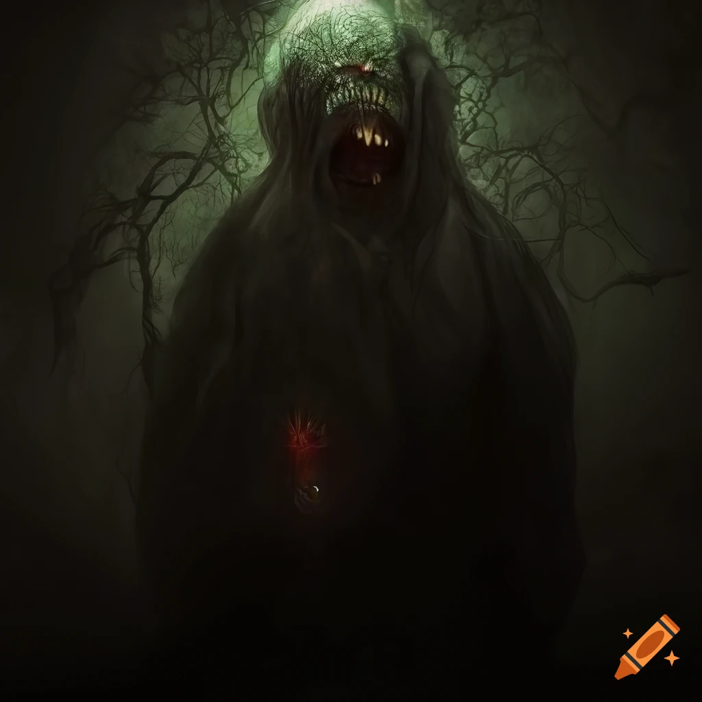 Surreal and unsettling hyper-realistic artwork