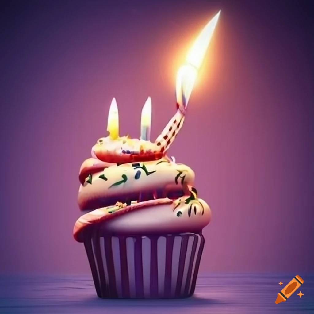 Happy Birthday Cupcakes Candles