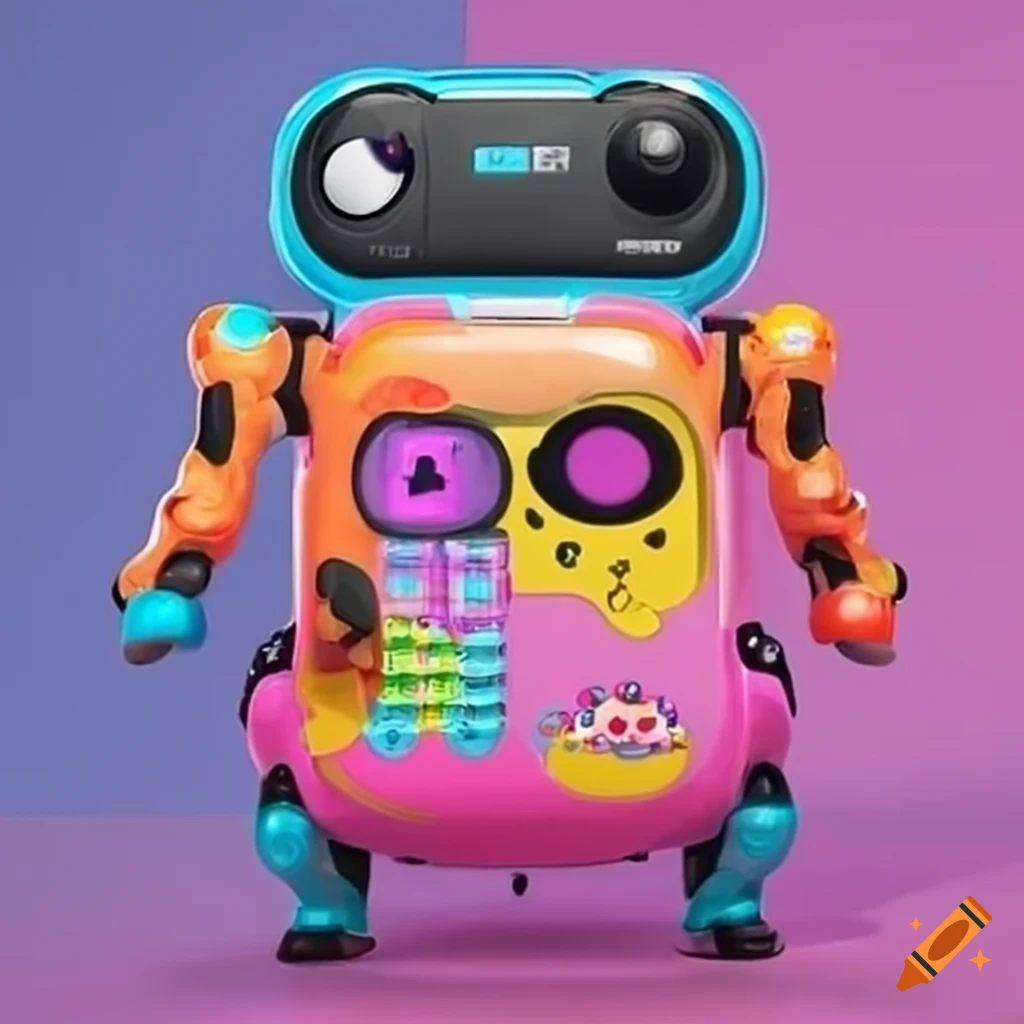 Colorful mechatronics machine pen for kids on Craiyon