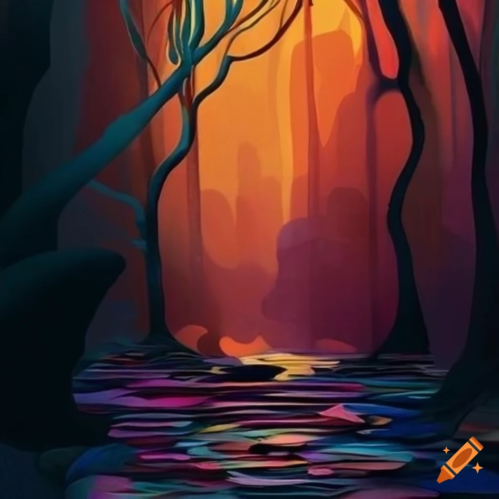 Calming and minimalist background image on Craiyon