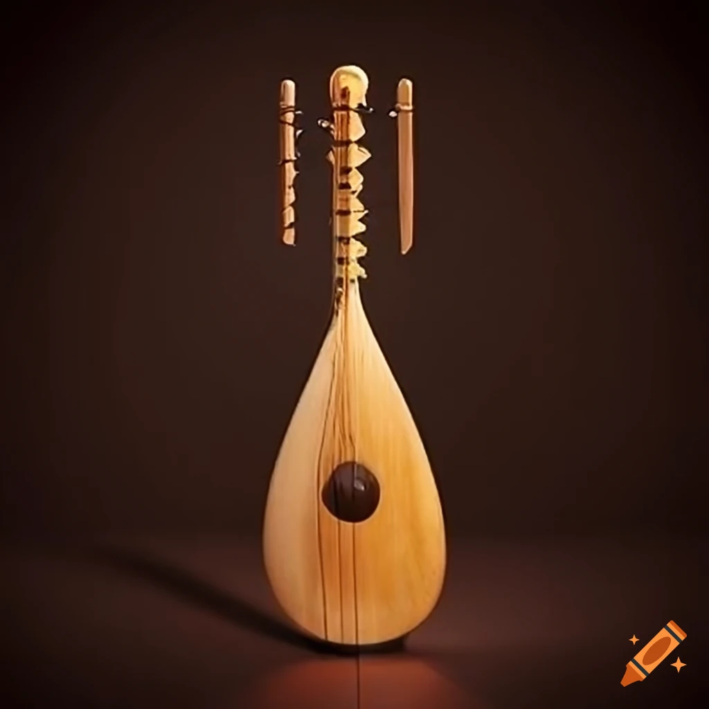 Arabic oud musical instrument on Craiyon