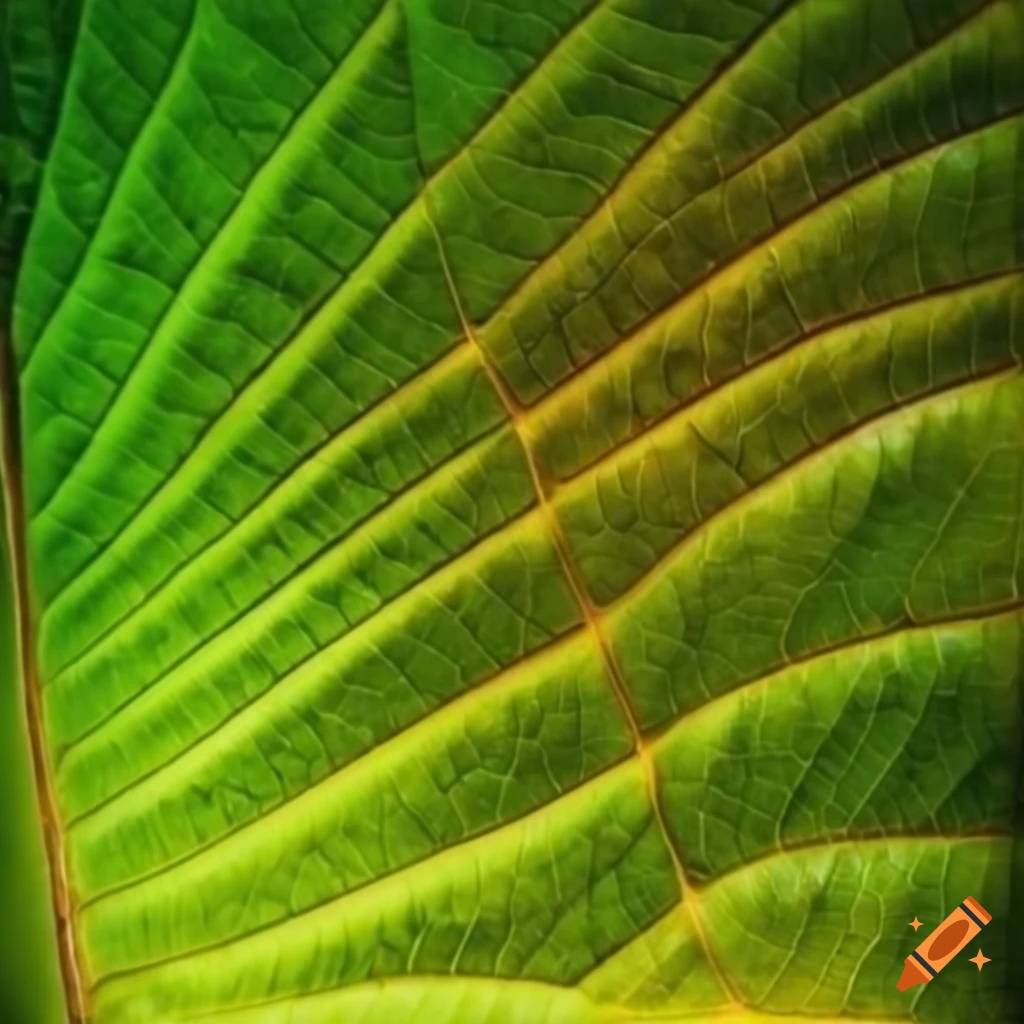 Image of a giant leaf on Craiyon