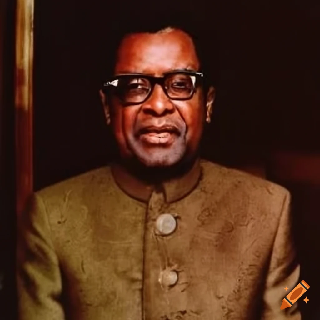 Dark-faced mobutu sese seko on Craiyon
