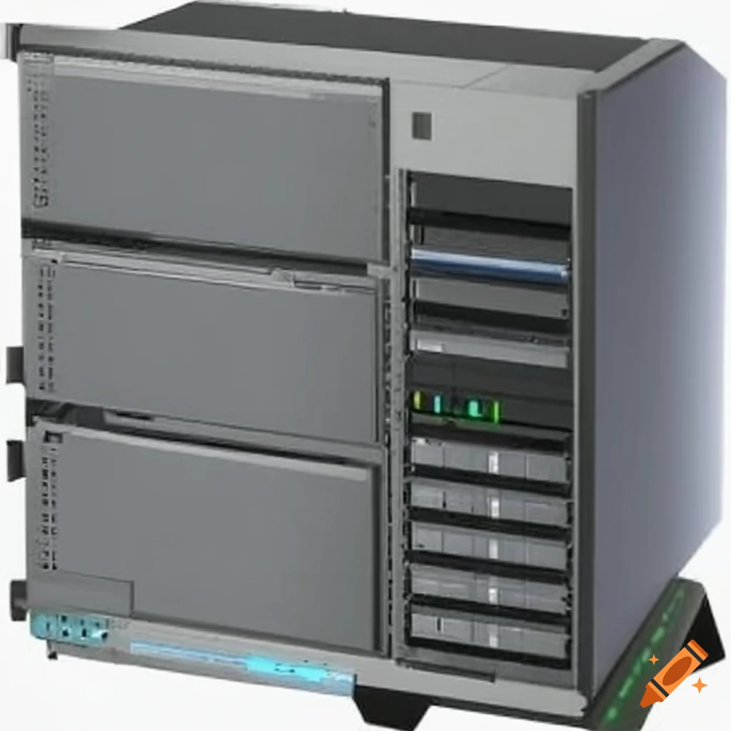 Cube servers at work on Craiyon