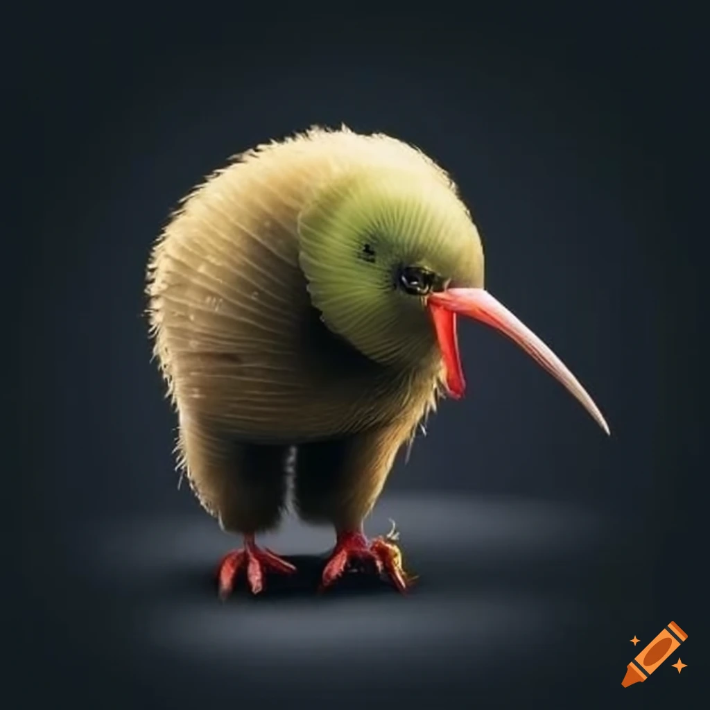 Kiwi bird on Craiyon