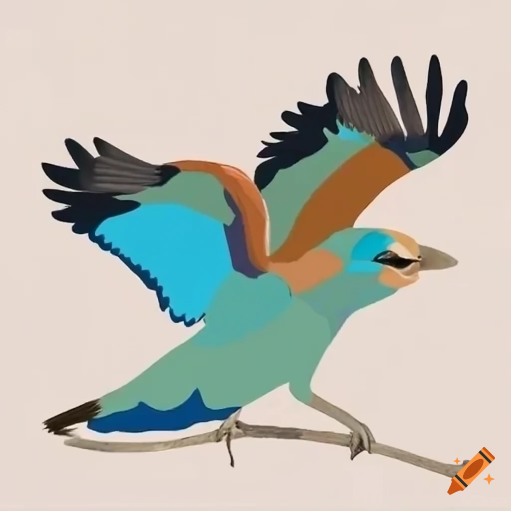 A yellow stork flying over a computer farm with eggs on Craiyon