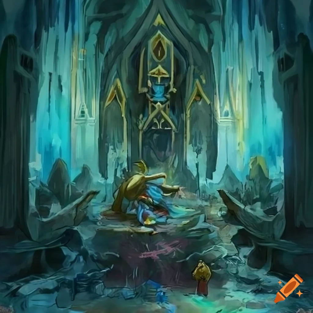 Stunning artwork of the magical realm of zelda on Craiyon