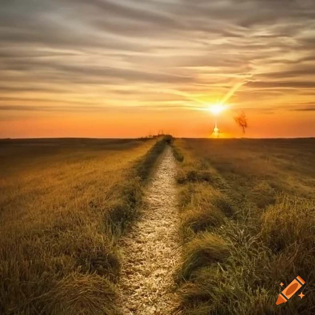 A british countryside at a crossroad on Craiyon