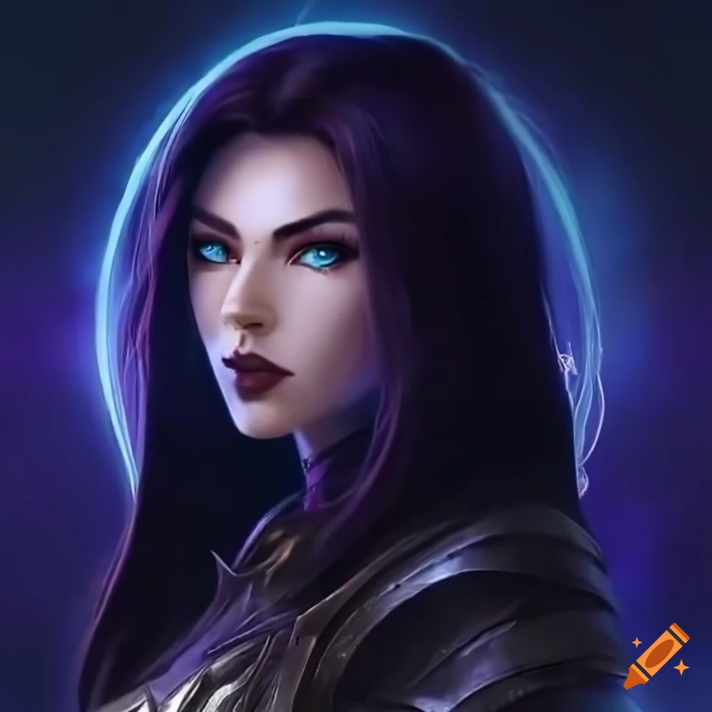 Image Of A Female Sorcerer Casting Powerful Magic