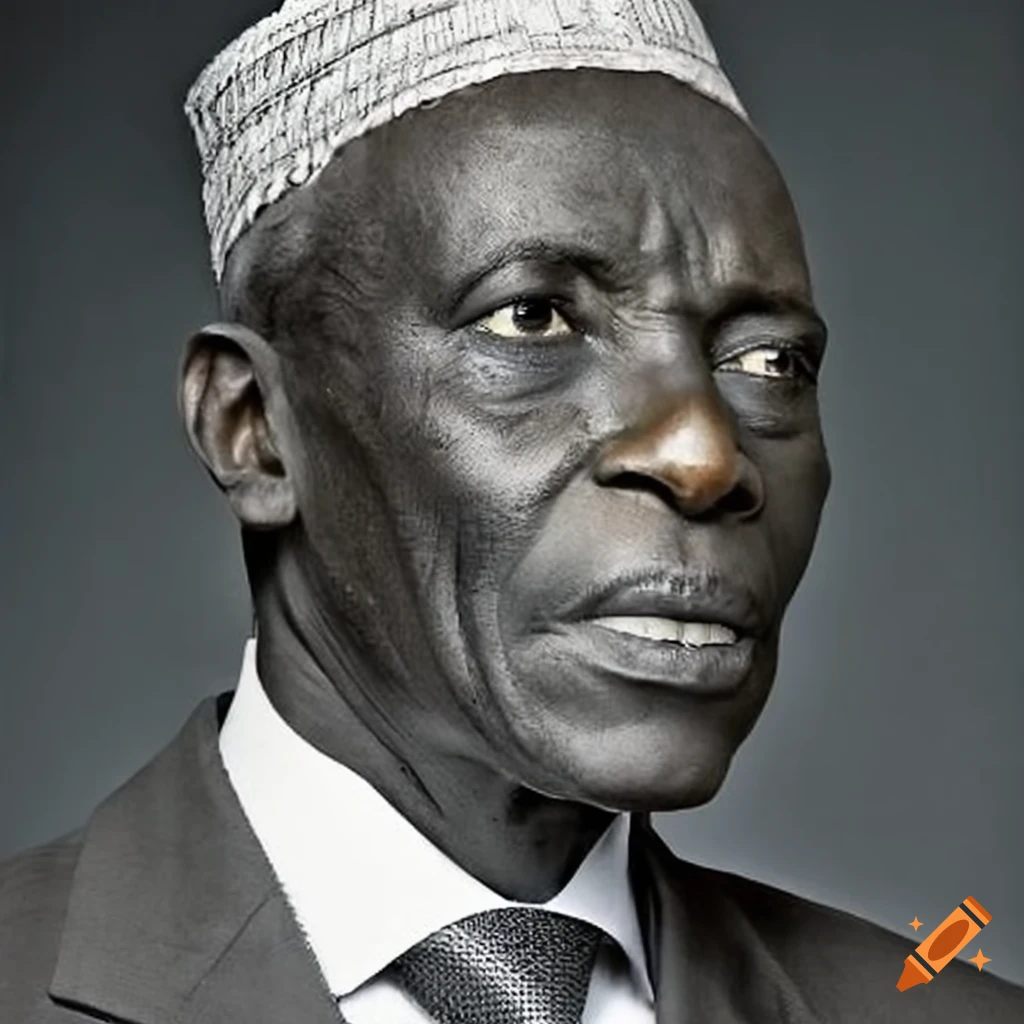 Portrait of abdoulaye wade on Craiyon