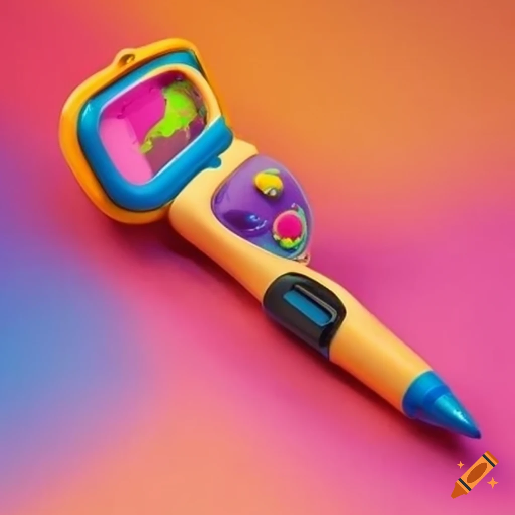 Cute electronic machine pen for kids