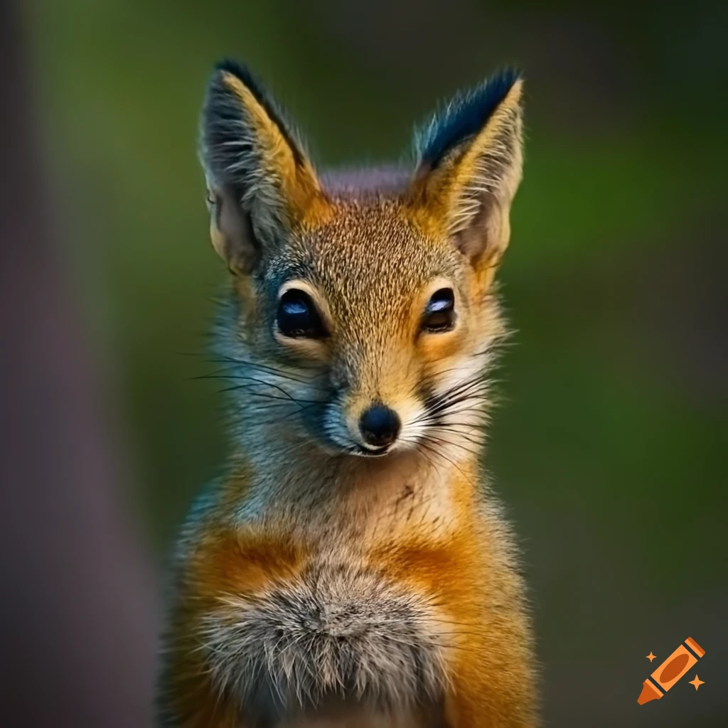 Ungulate deer-chipmunk hybrid on Craiyon