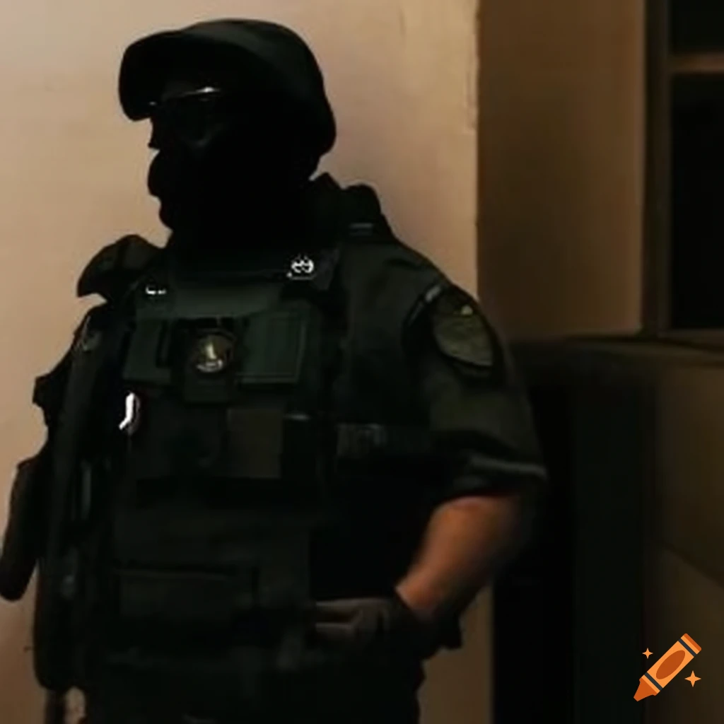 Sneaking past security illustration on Craiyon