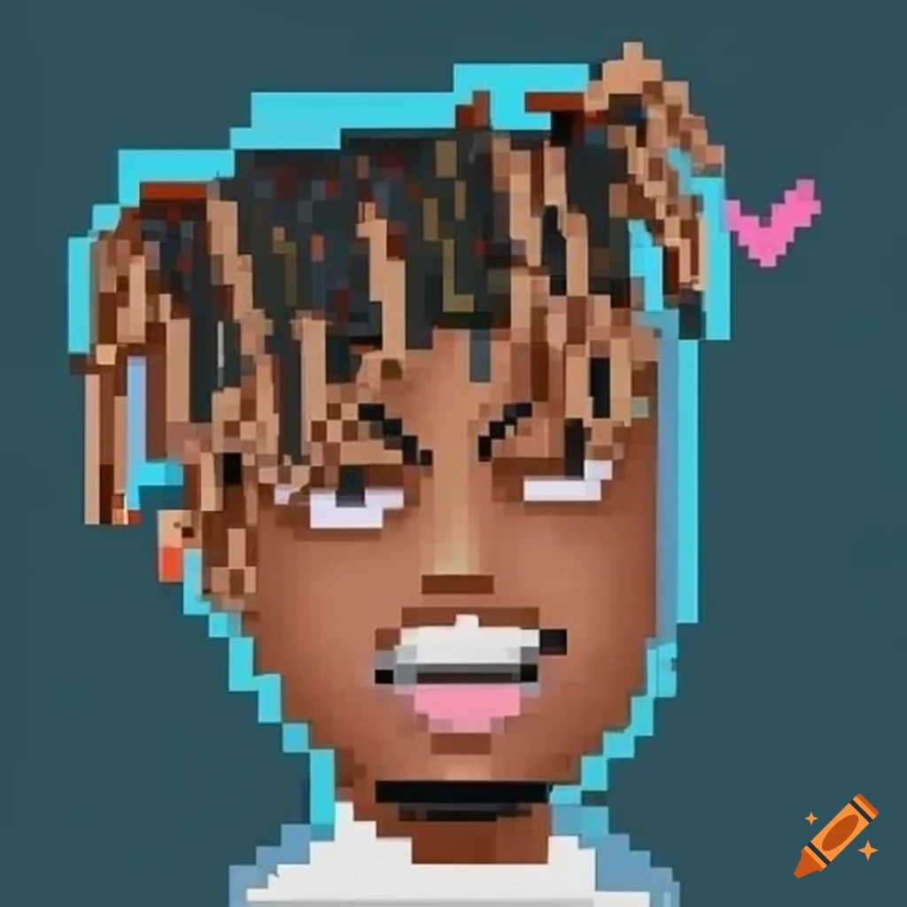 8 Bit Artwork Of Juice Wrld