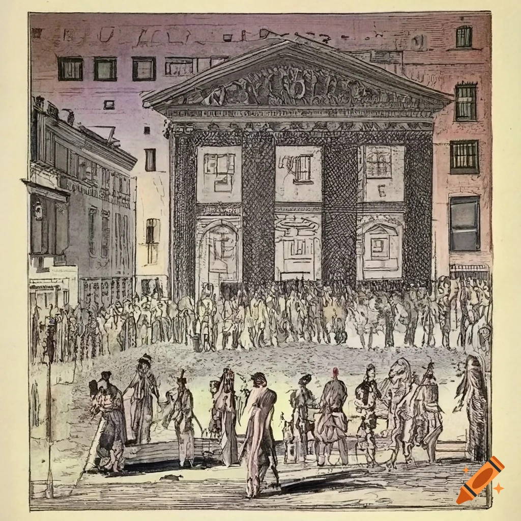 Illustration of a robust house representing public order on Craiyon