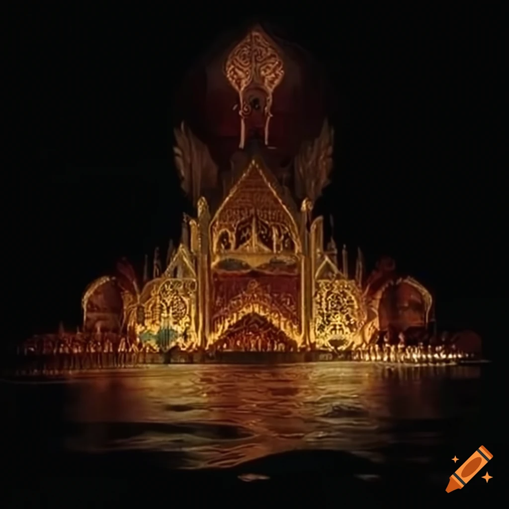 Artwork of allah's throne and angels in islam on Craiyon