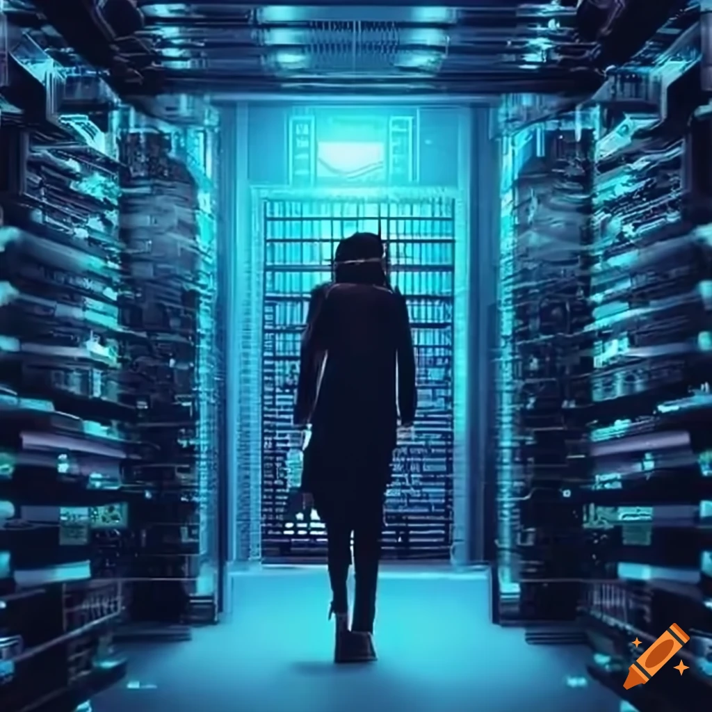 Illustration of server access prevention on Craiyon