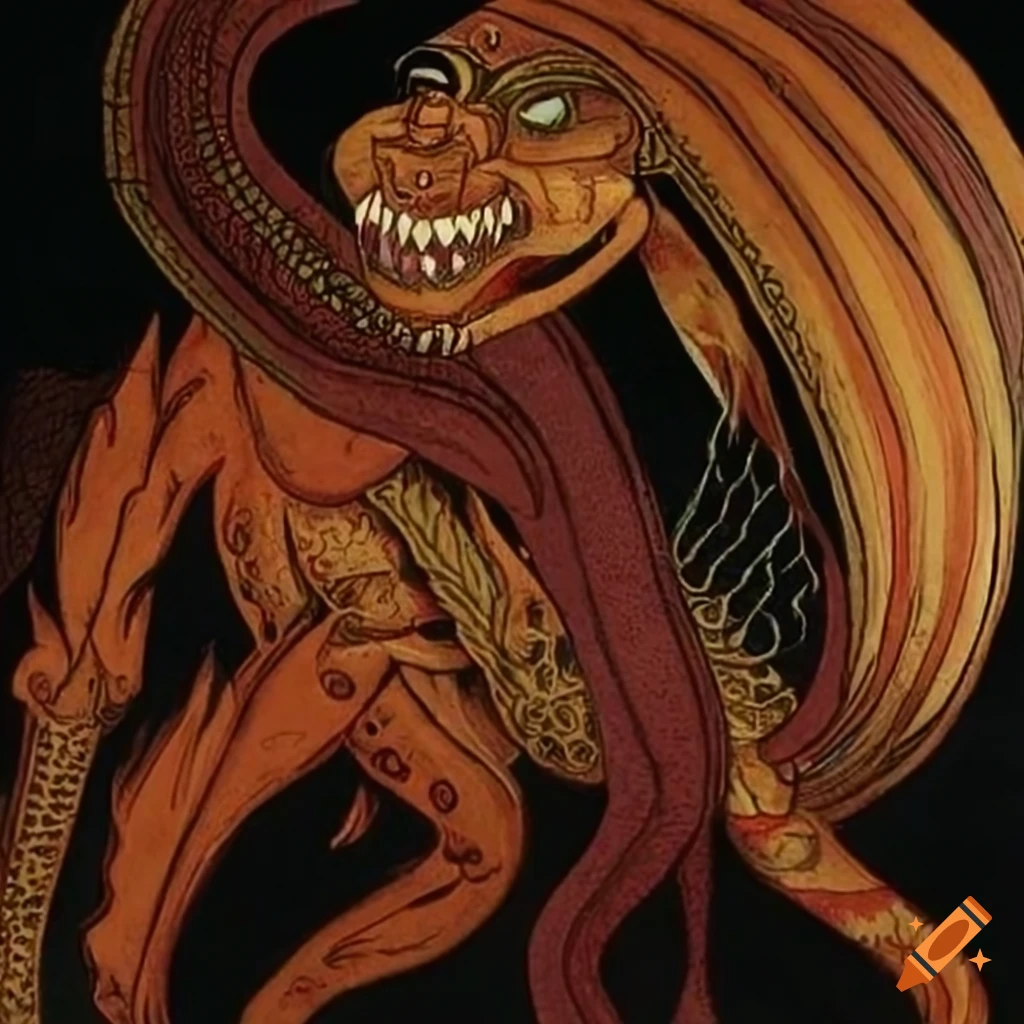 Brahman in yellow and black shades inspired by 'the man, the monkey ...