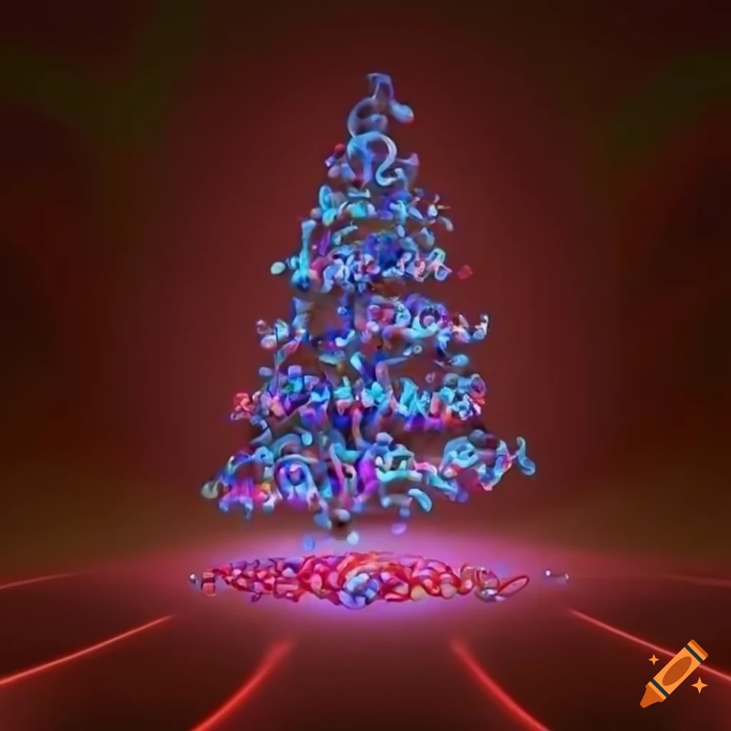 Christmas ball with electronics, train picture, and smart card on Craiyon