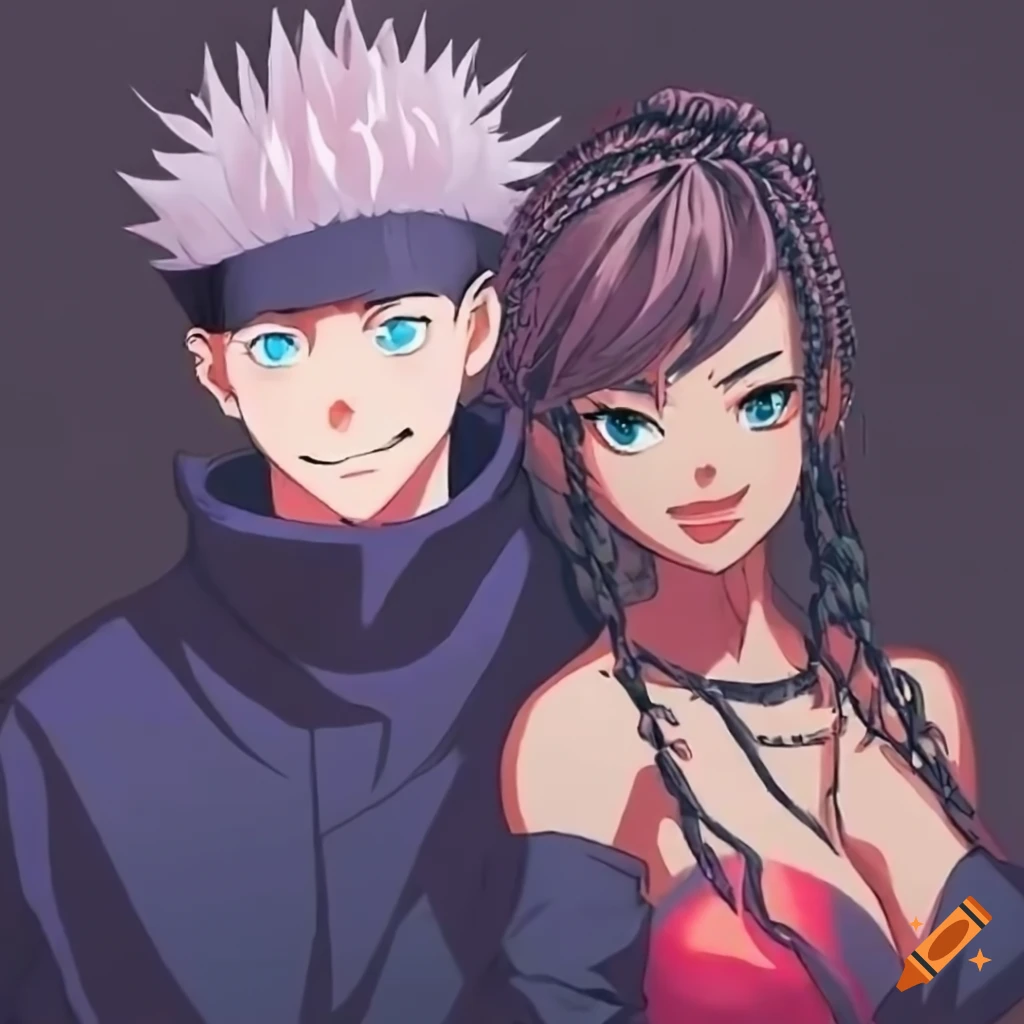 Anime couple from jujutsu kaisen on Craiyon