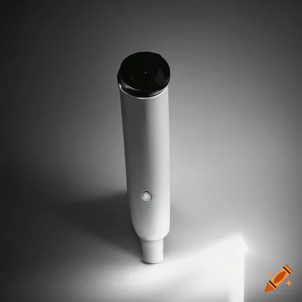 Metallic pencil with LED screen on Craiyon