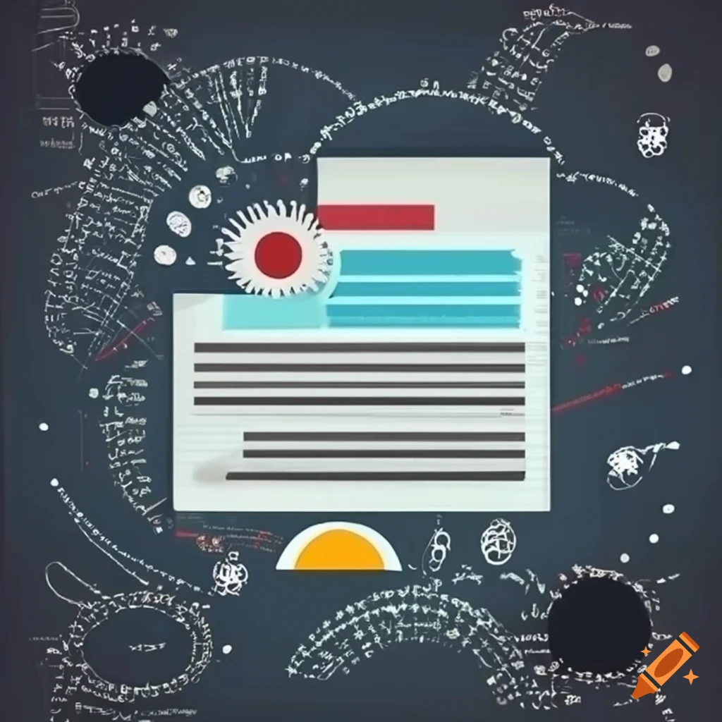 Typography of "the last page" with media and marketing backgrounds on ...