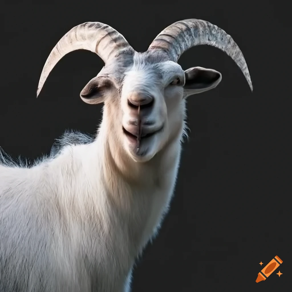 Image of a goat on Craiyon