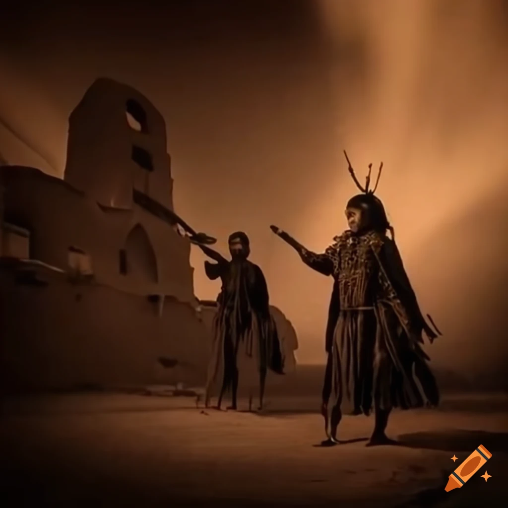 Artwork depicting the Pueblo Revolt and resistance against colonial ...