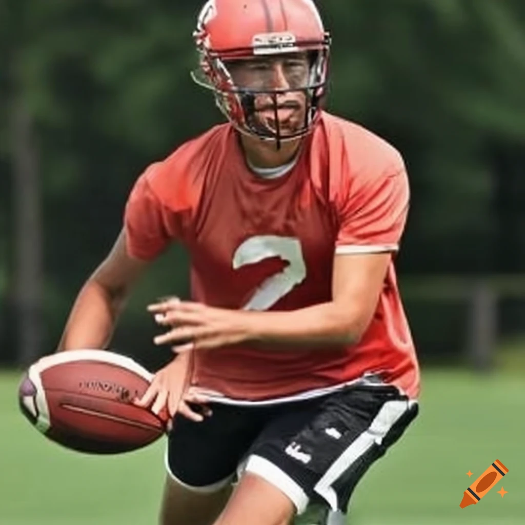 An image depicting a sports team leader on Craiyon