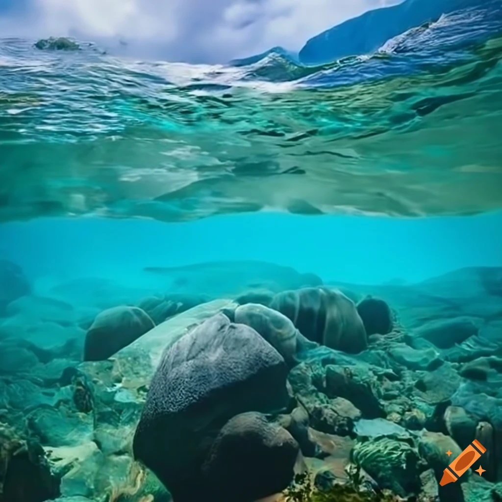 Scenic view of lemuria, seychelles
