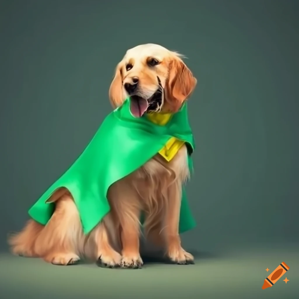 Superhero dachshund dog with cape on Craiyon