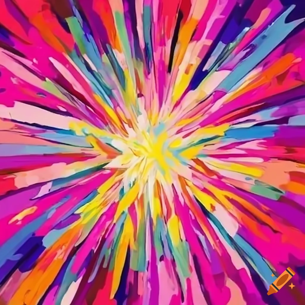 Barbie starburst pattern on Craiyon