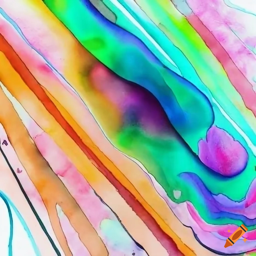 Abstract lines depicting movement on Craiyon