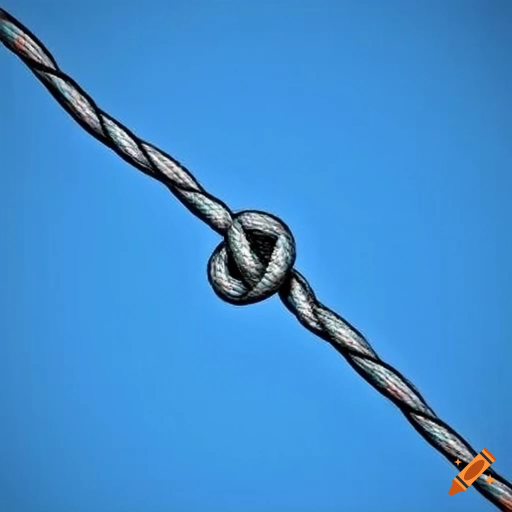 Sailor knot on gradient background in 3d on Craiyon