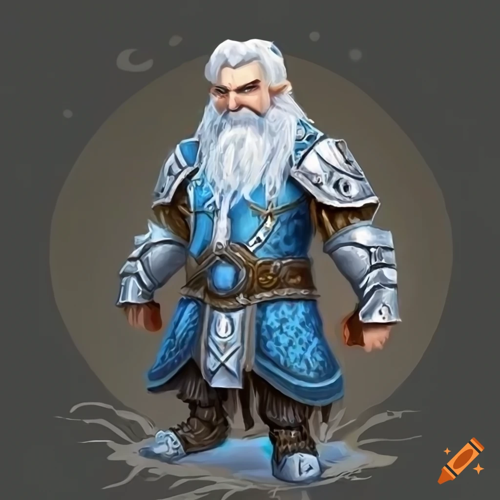 Strong male dwarven twilight cleric