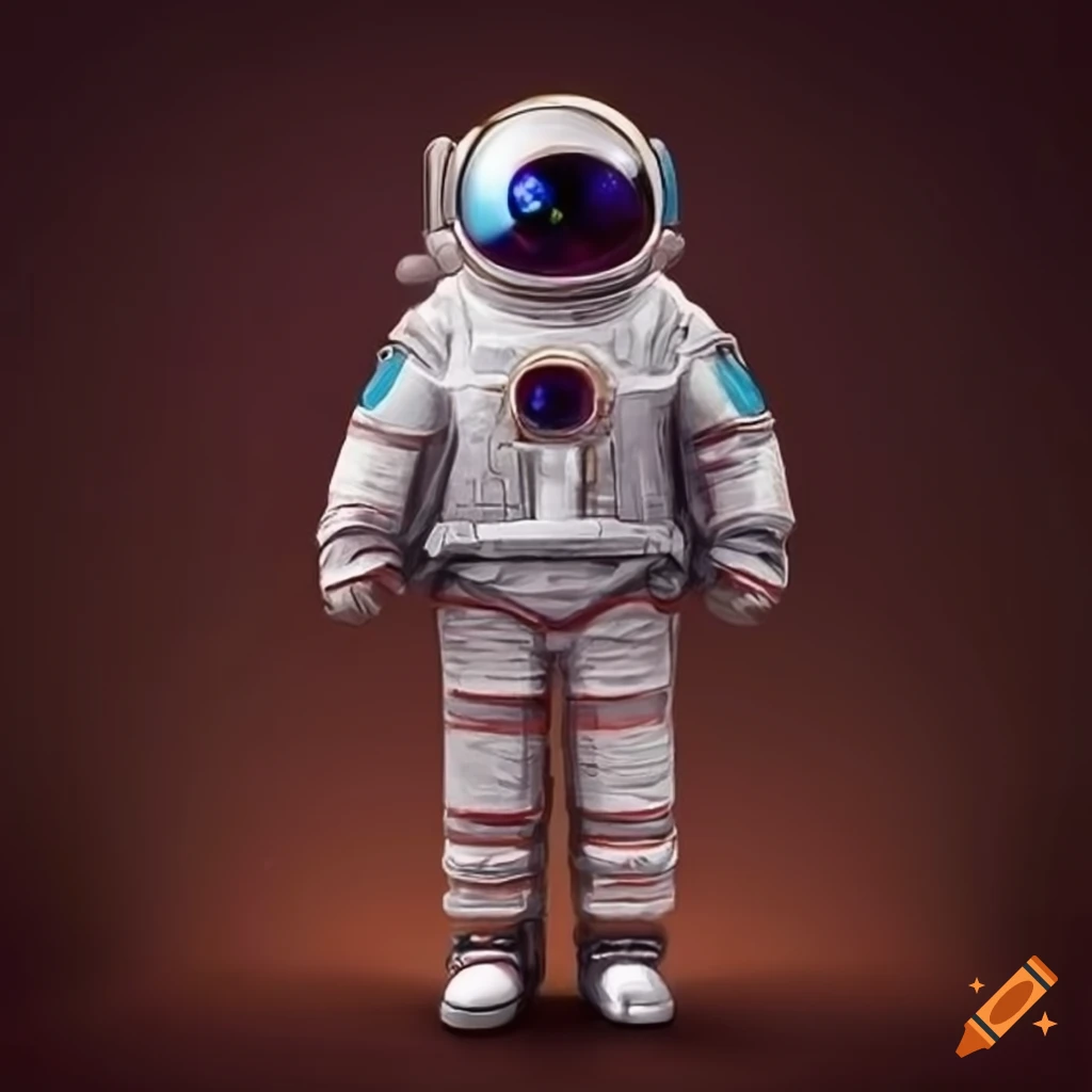 Spaceman playing rock and roll on Craiyon