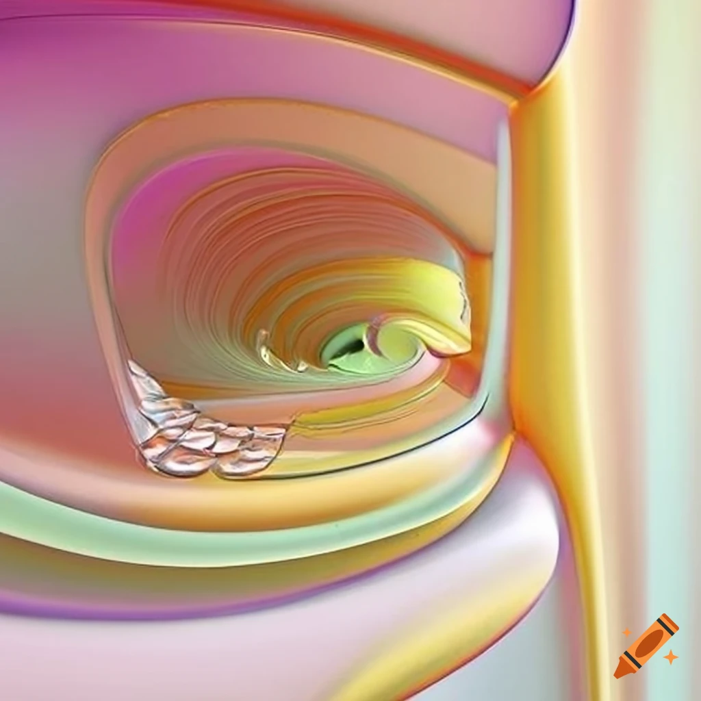 Colorful and intricate abstract sculpture on Craiyon