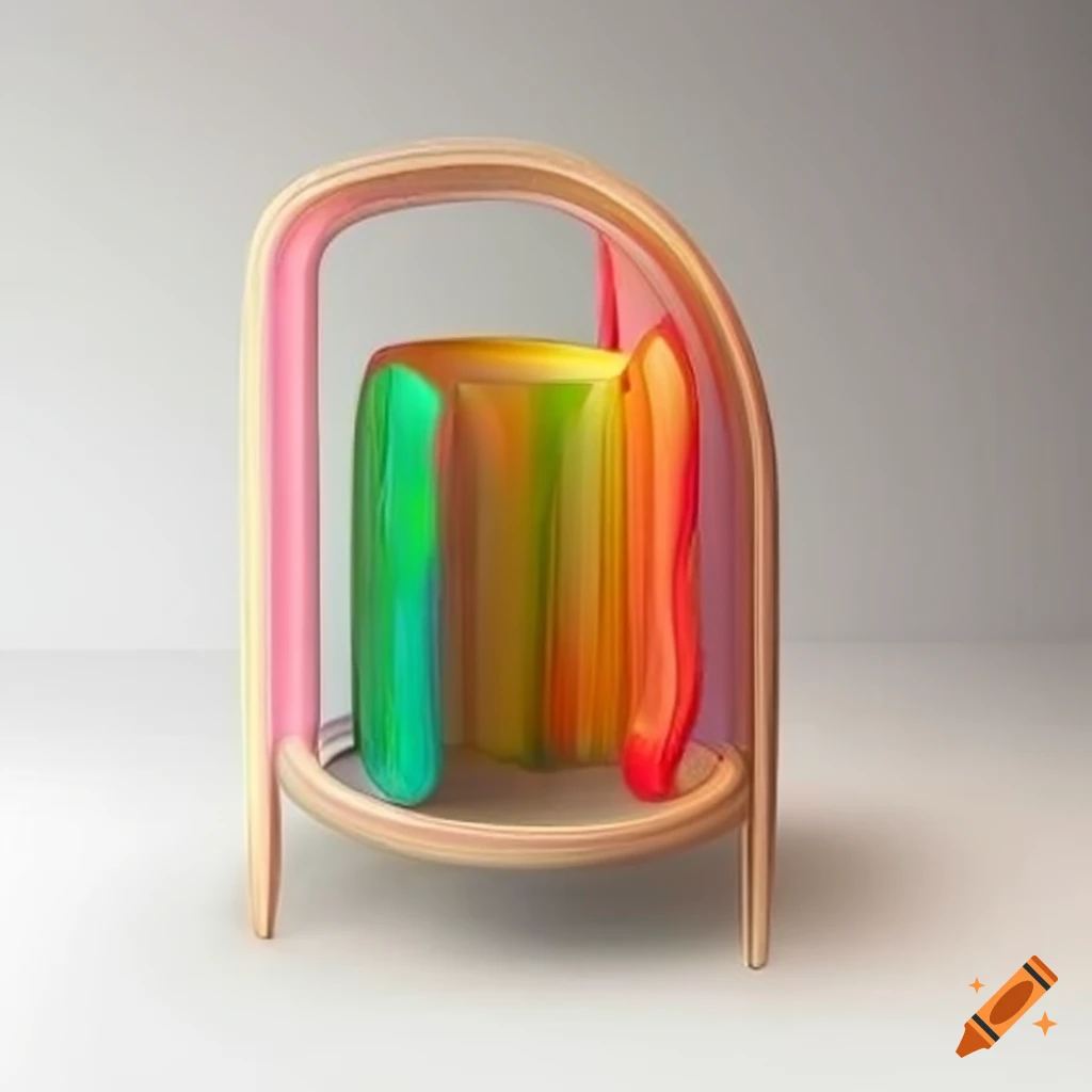 Colorful and intricate 3d sculpture on Craiyon