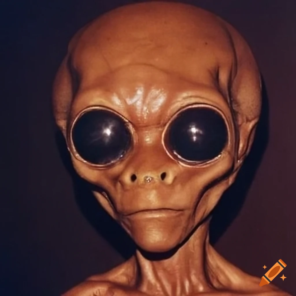 Infrared security camera captures alien on Craiyon
