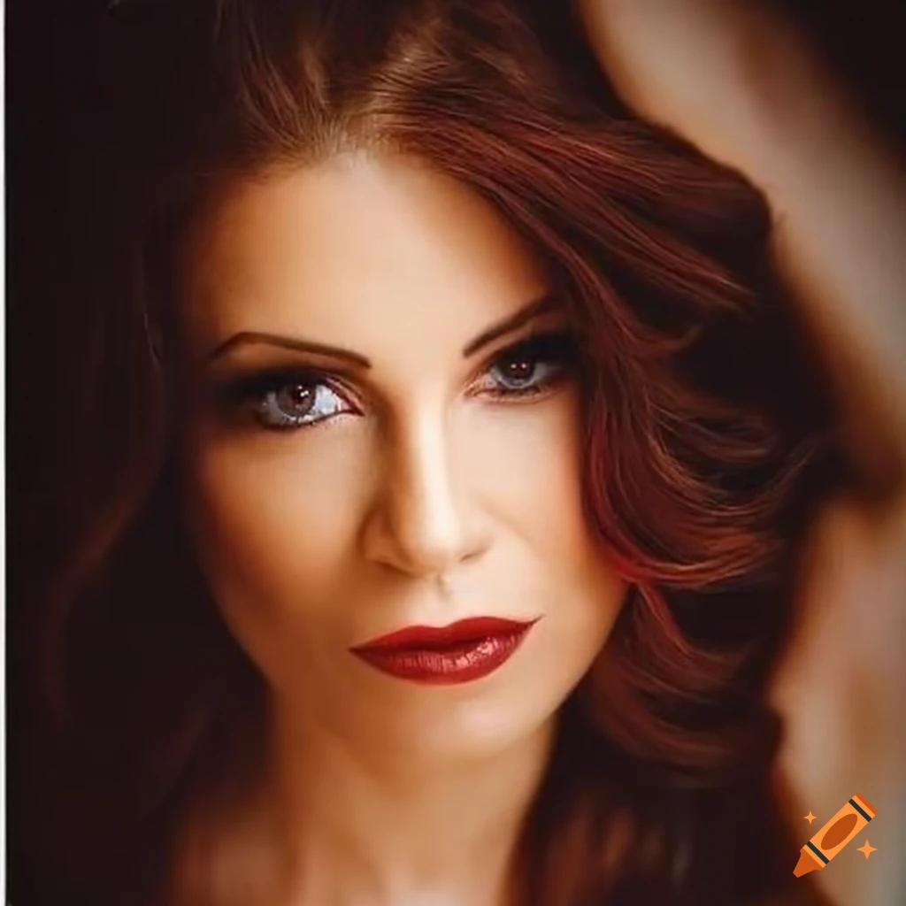 Glamour portrait of Darya Folsom of KRON4 on Craiyon