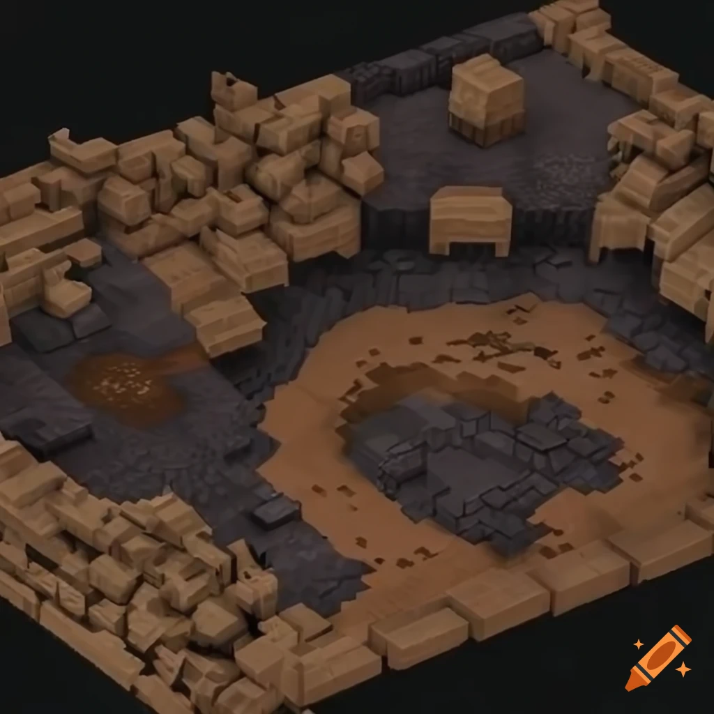 Detailed world map texture with various game elements on Craiyon