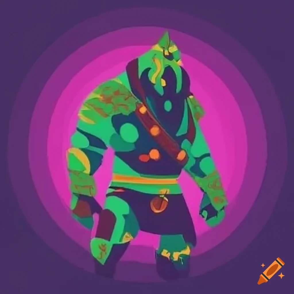 Illustration of a teleporting warrior in the darkness on Craiyon