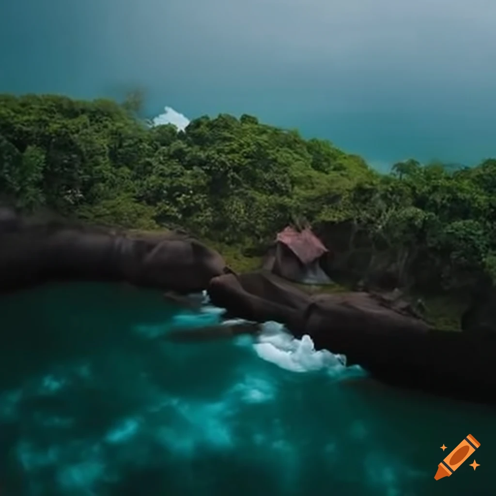 Mythical lost land of Kumari Kandam in Seychelles on Craiyon