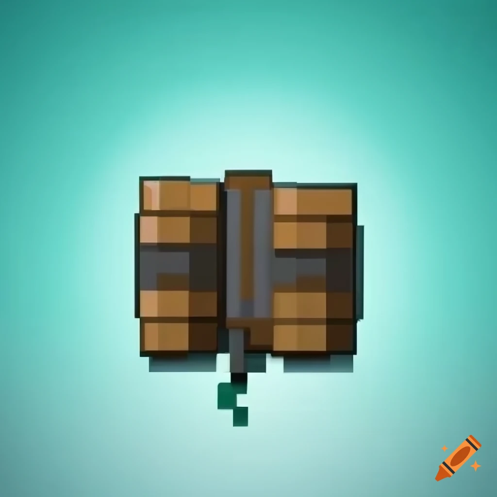 Minecraft launcher logo on Craiyon