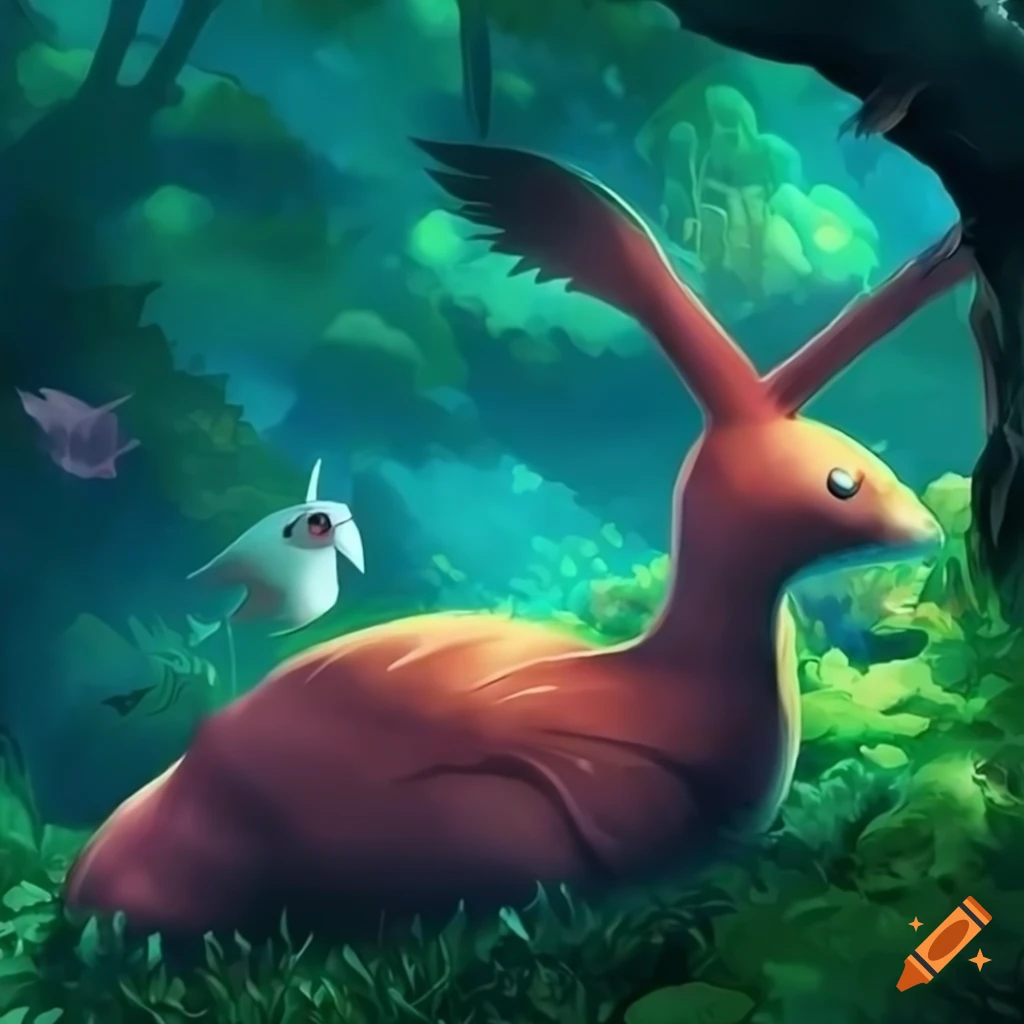 Tree pokémon on Craiyon