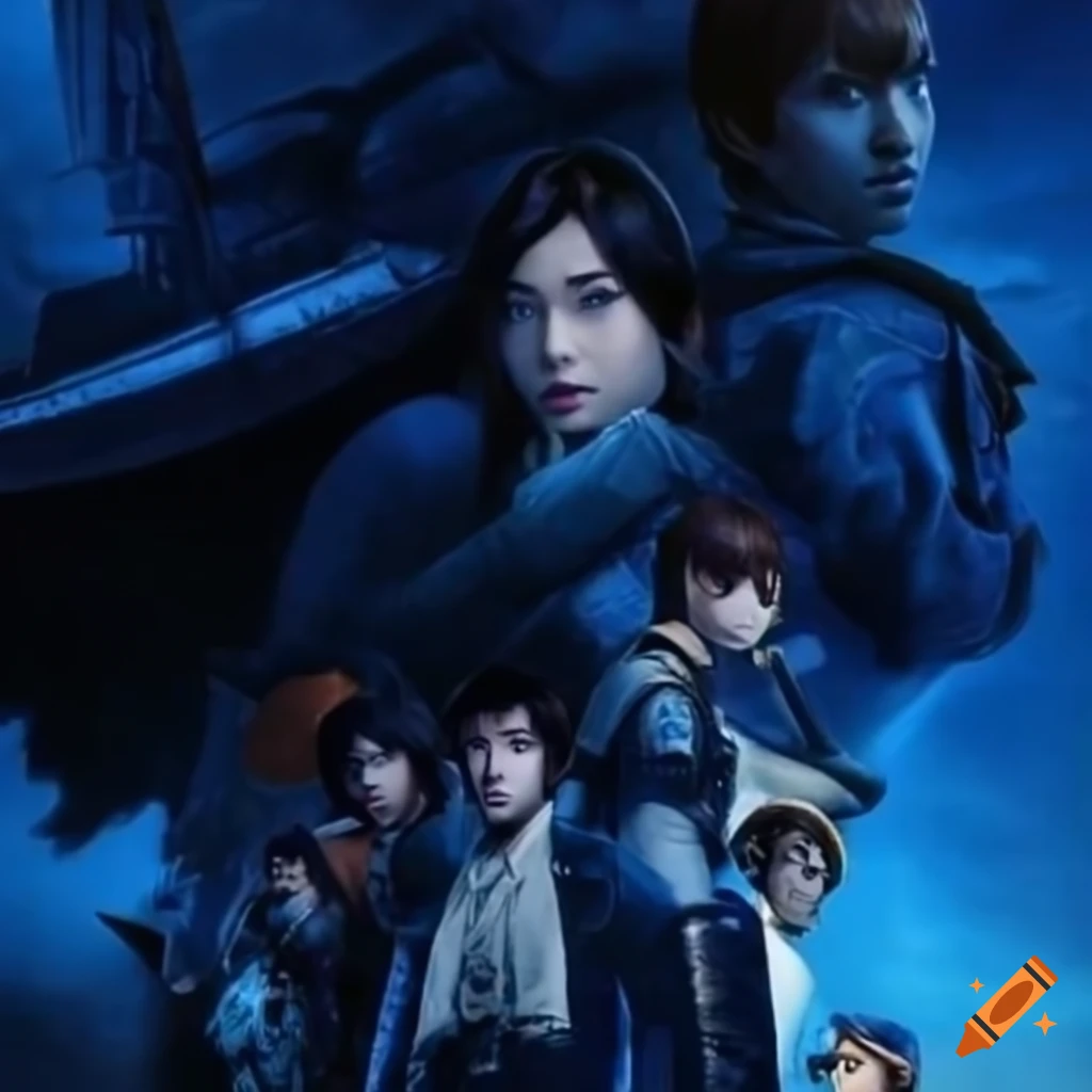 Poster visual for Kingdom of the Night Japanese film on Craiyon