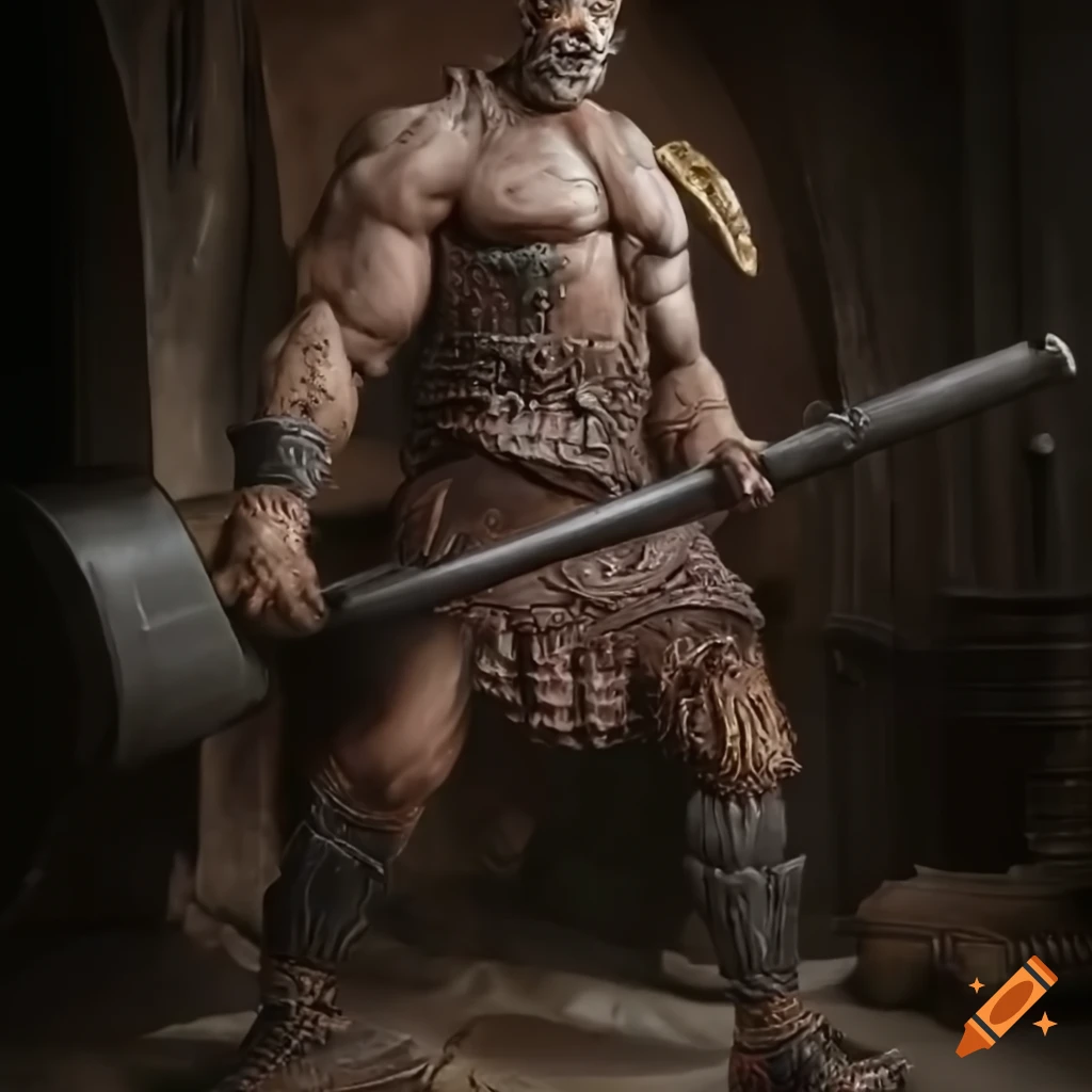 5e goliath warrior with a large maul