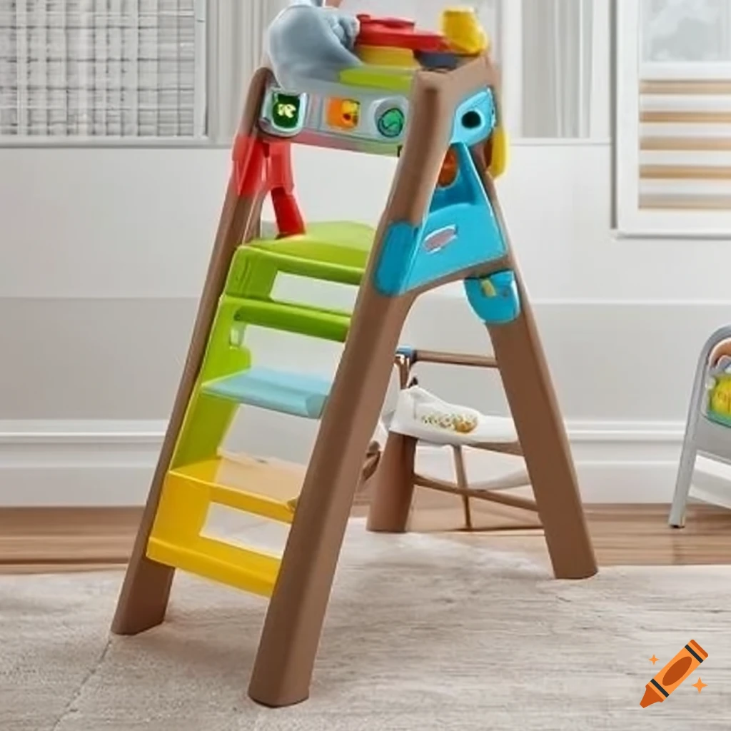 Educational toy with ladder for kids on Craiyon